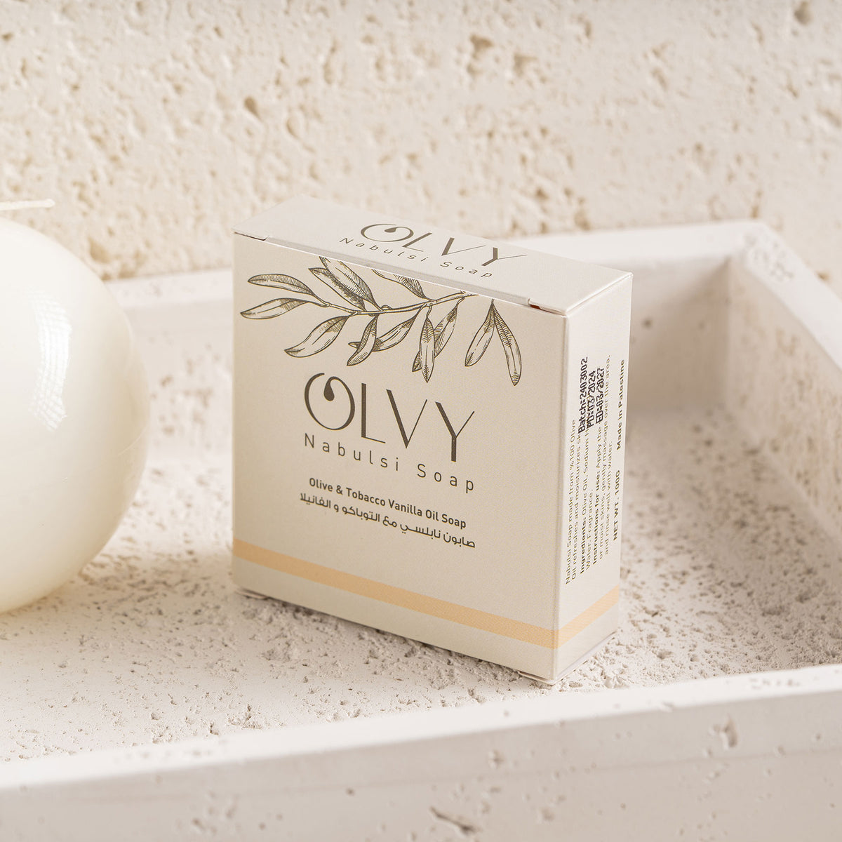 Olive Oil & Tobacco Vanilla Soap – OLVY-JO